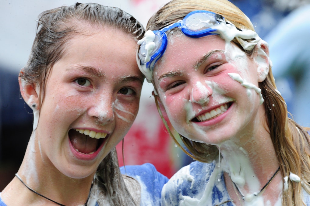 Camp Wide Shaving Cream Fight Camp Greystone News