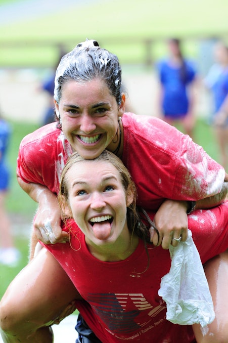 Camp Wide Shaving Cream Fight Camp Greystone News