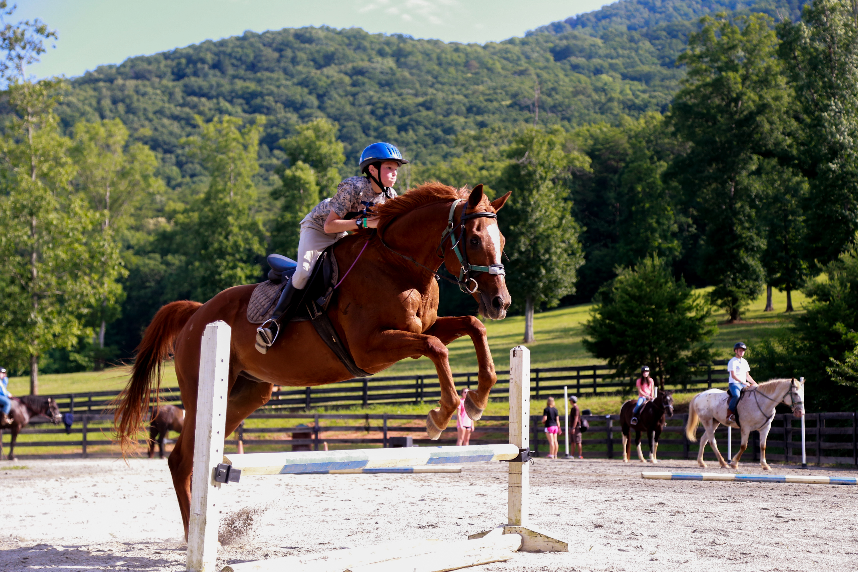 Summer Camp Activities at Strong Rock Camp in North Georgia