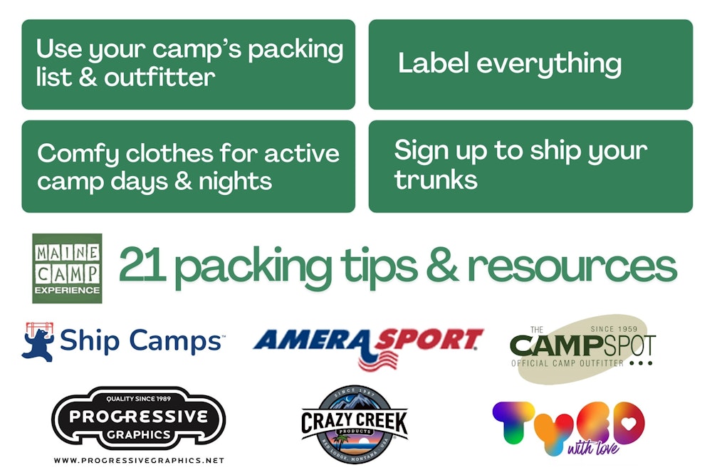 Pre-Camp Packing Tips