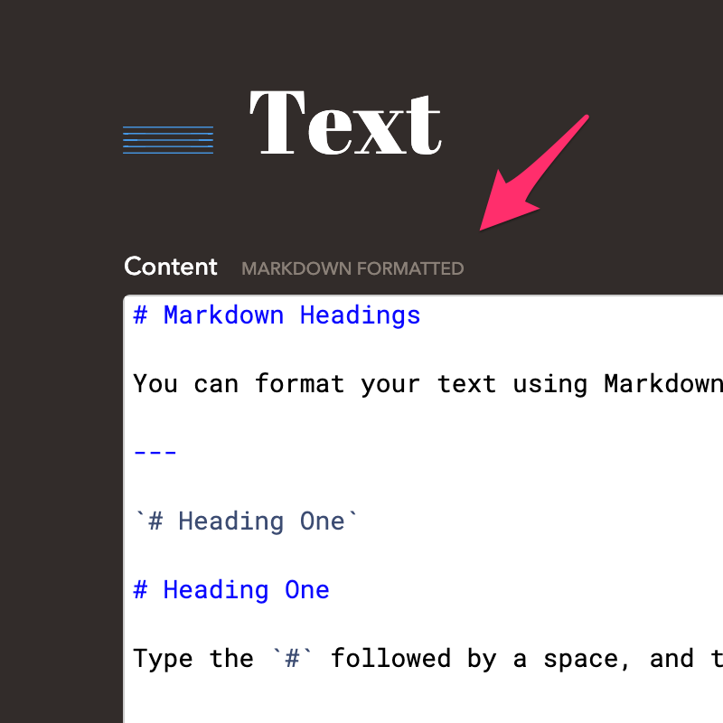 Markdown Headings
