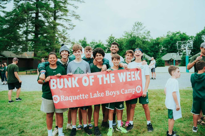 BOYS BUNK OF THE WEEK! | News From Raquette Lake Camps