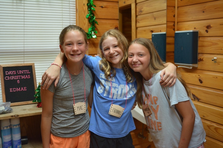 Opening Day at Girls Christian Summer Camp in North Alabama