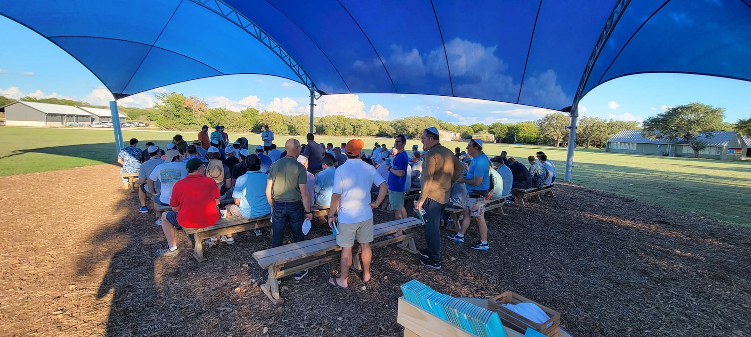 Man Camp, a Jewish Men's Retreat at Camp Young Judaea Texas